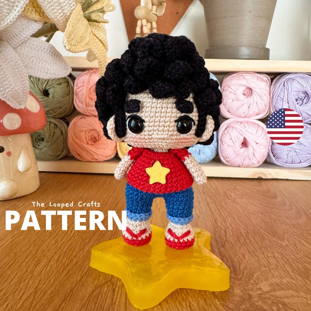 Steve Star Mini Amigurumi Pattern - Etsy