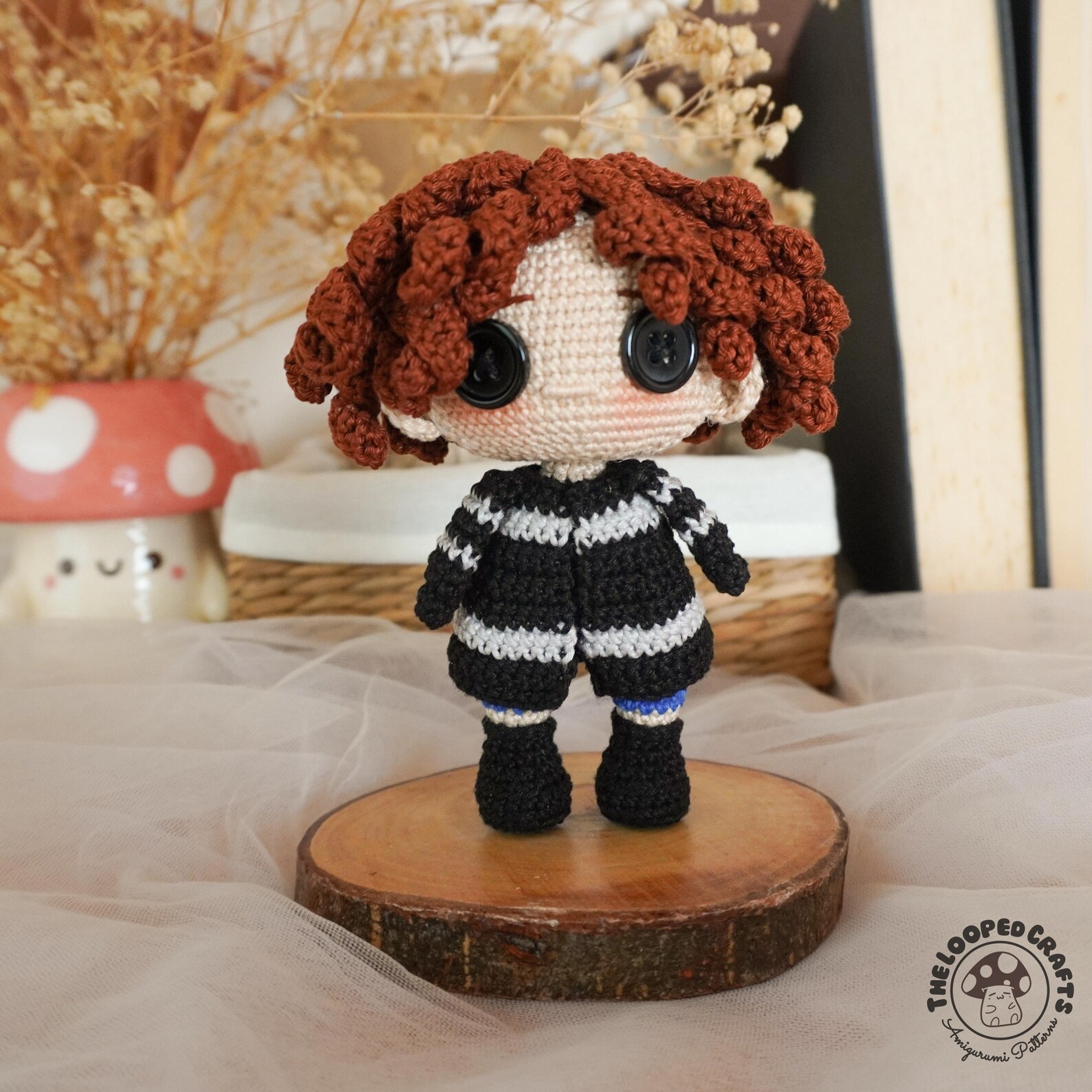 Wybie Button Eyes Inspired Mini Amigurumi Pattern - Etsy