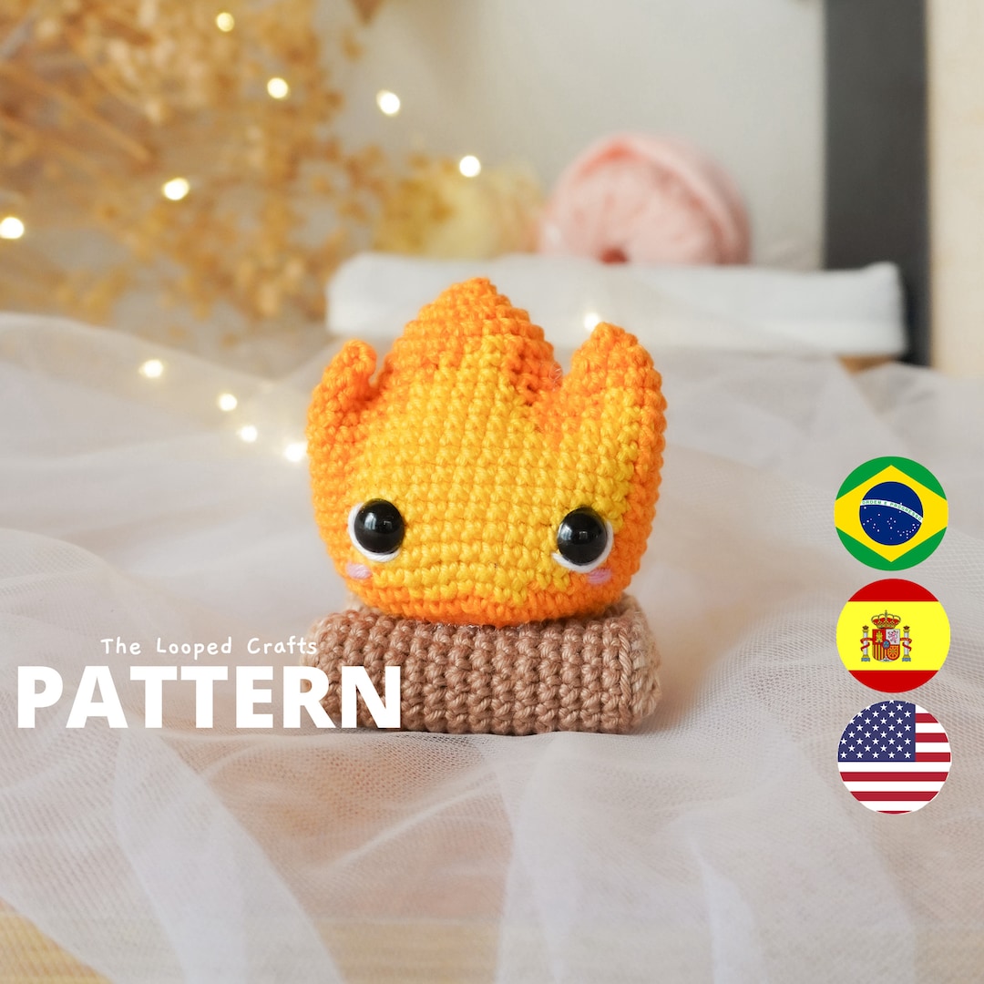 Fire Mini Amigurumi Pattern - Etsy