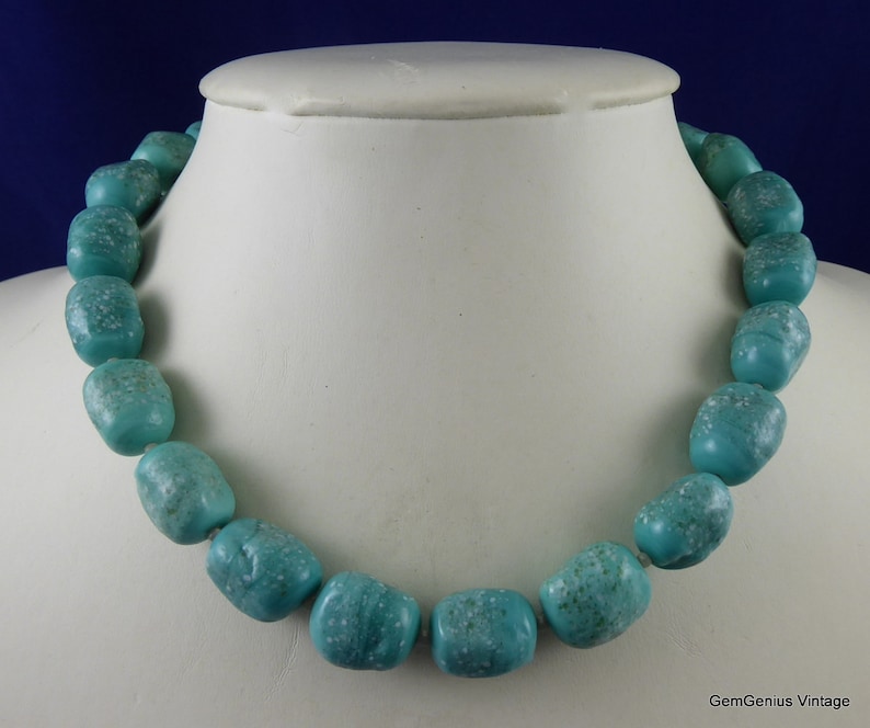 Judith Mccann Turquoise and Rhinestone Necklace and Bracelet Set - Etsy