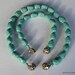 Judith Mccann Turquoise and Rhinestone Necklace and Bracelet Set - Etsy