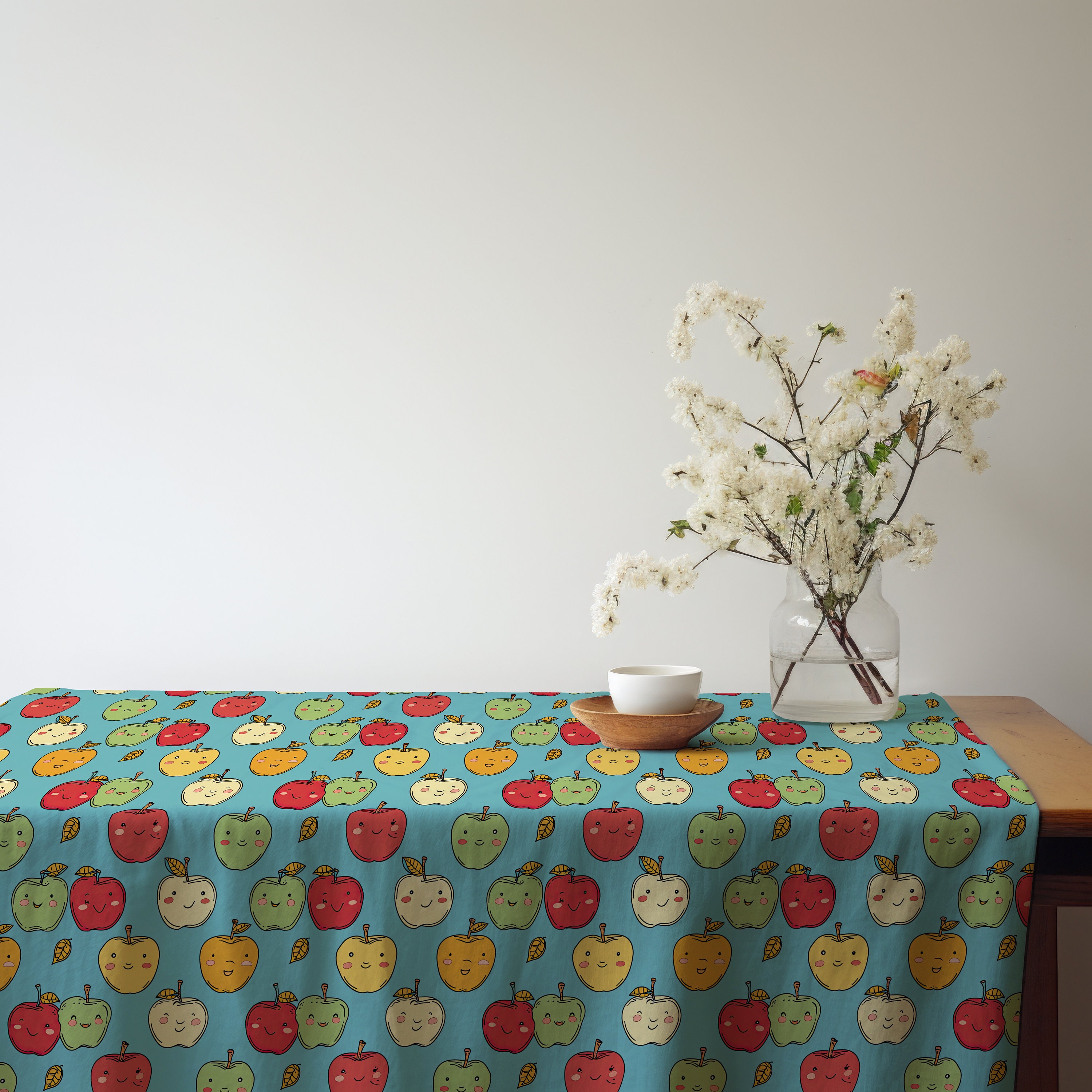 Apple Seamless Pattern, Smiling Apple Print, Digital Tissue Paper ...