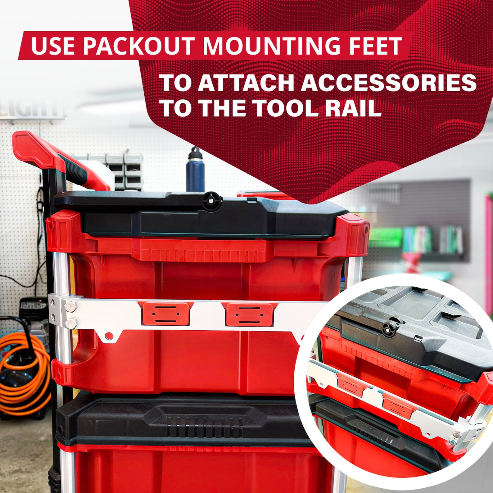 Tool Rail Mount - Compatible With Milwaukee Packout - Etsy