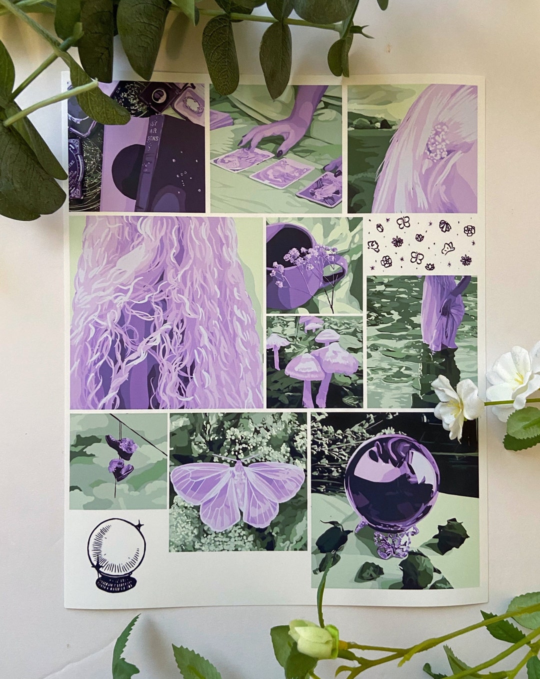 Pandora Fan Art Marauders Aesthetic Seer Wizard Wall Art ATYD 8x10 ...