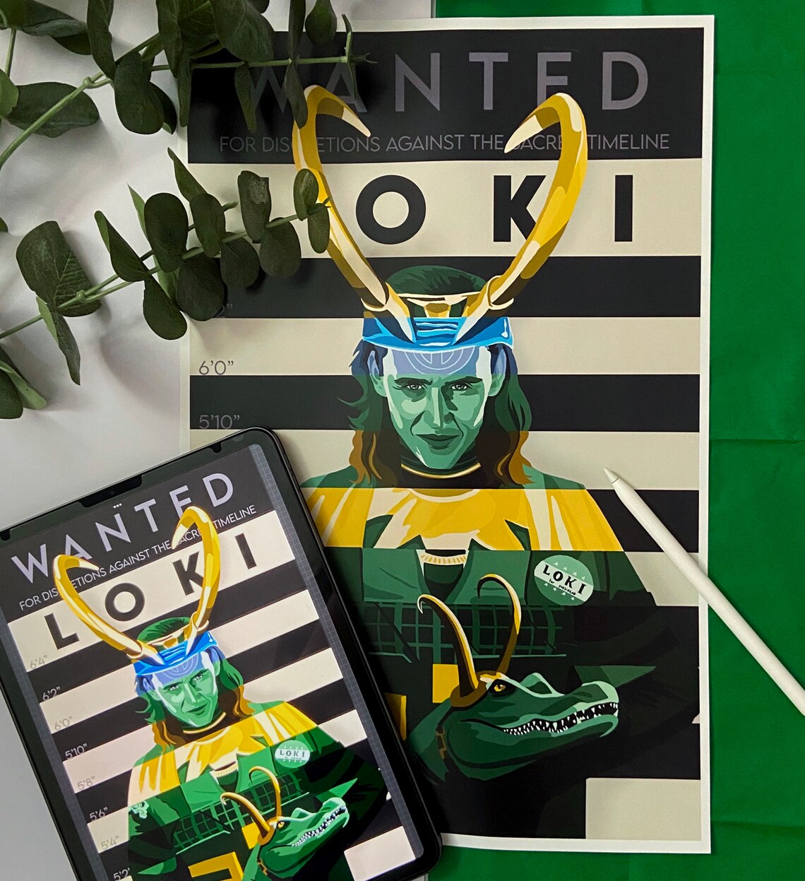 Variant Loki Poster Loki and Sylvie Laufeyson Fan Art - Etsy