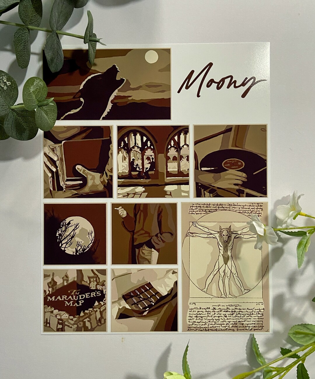 Remus Moony Fan Art Marauders Aesthetic Lupin Wall Art ATYD 8x10 Poster ...