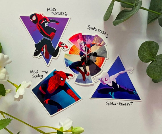 Spider-man Vinyl Stickers Marvel Water Proof Stickers - Etsy
