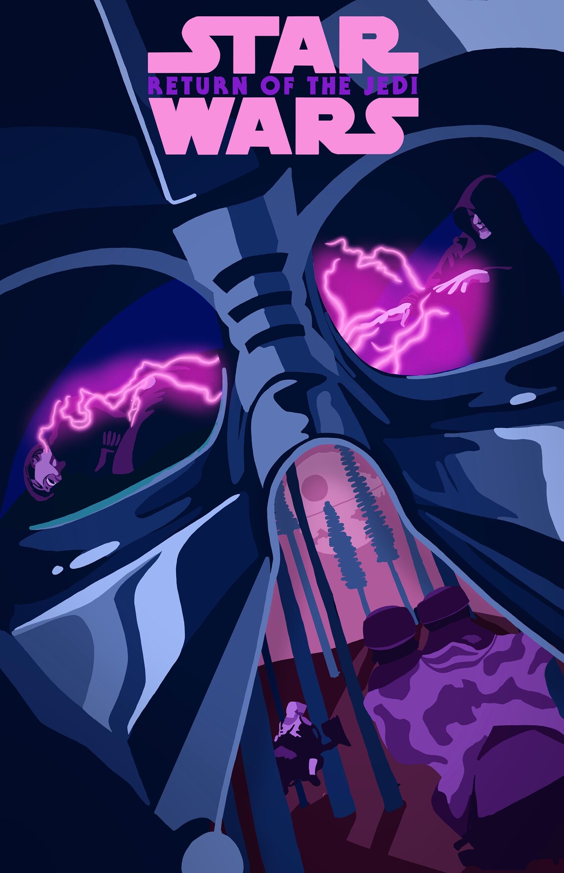 Star Wars Return of the Jedi Poster Episode 6 Wall Art - Etsy