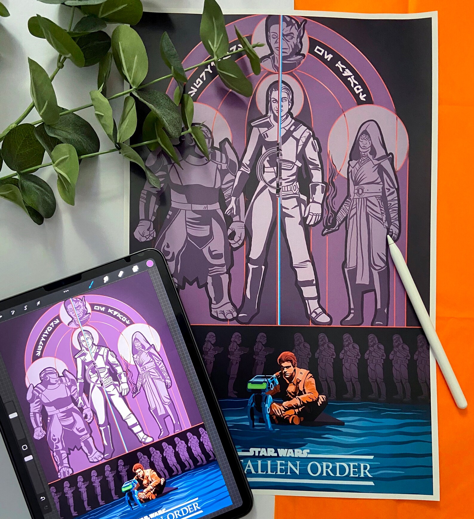 Jedi: Fallen Order Poster Cal Kestis and Bd-1 Art Print - Etsy