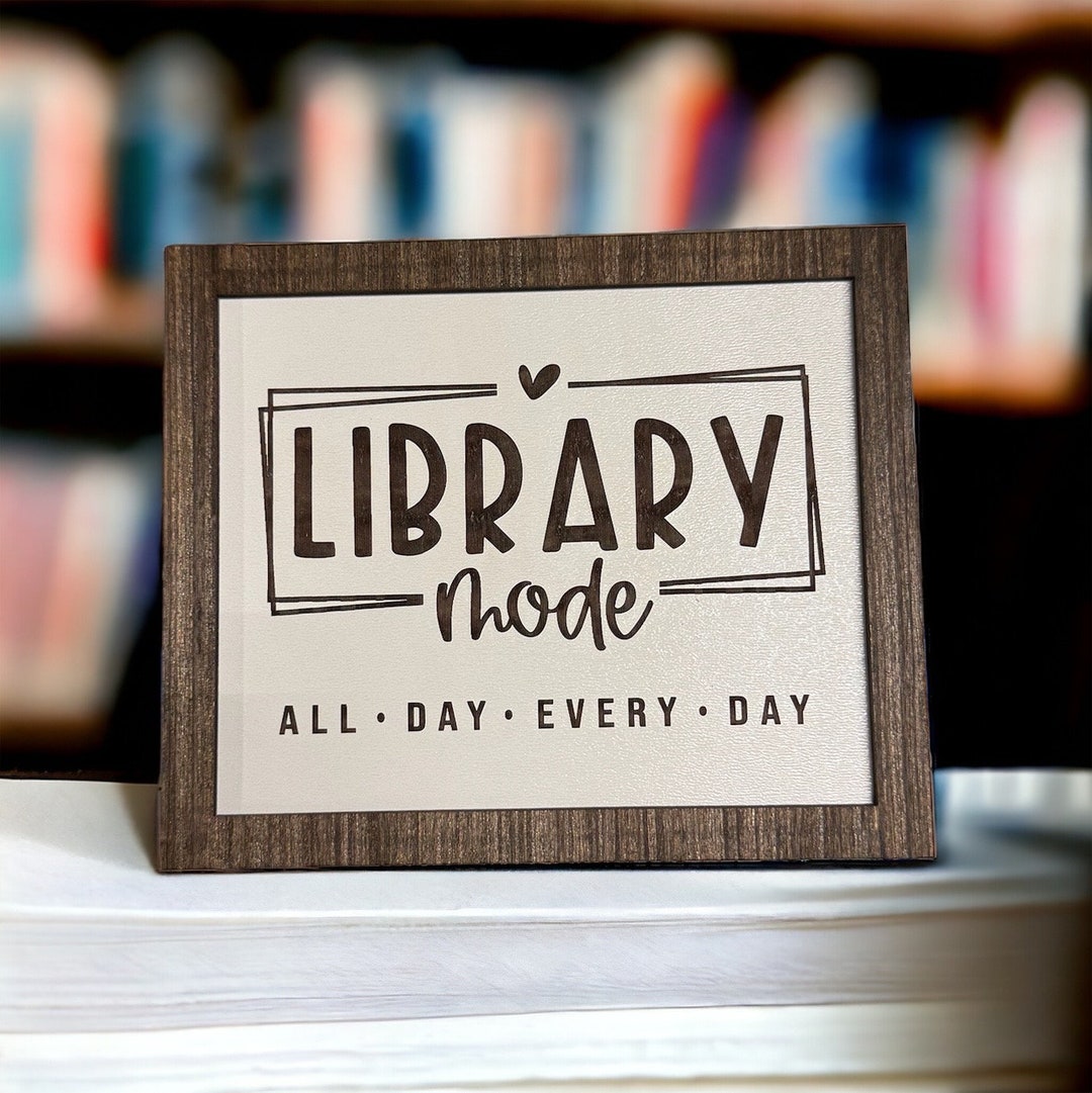 Library Mode, Bookshelf Leaner, Bookshelf Sitter, Bookshelf Decor ...