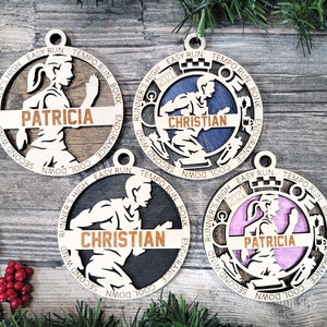 Cross Country, Personalized Ornament, Custom Ornament, Running - Etsy