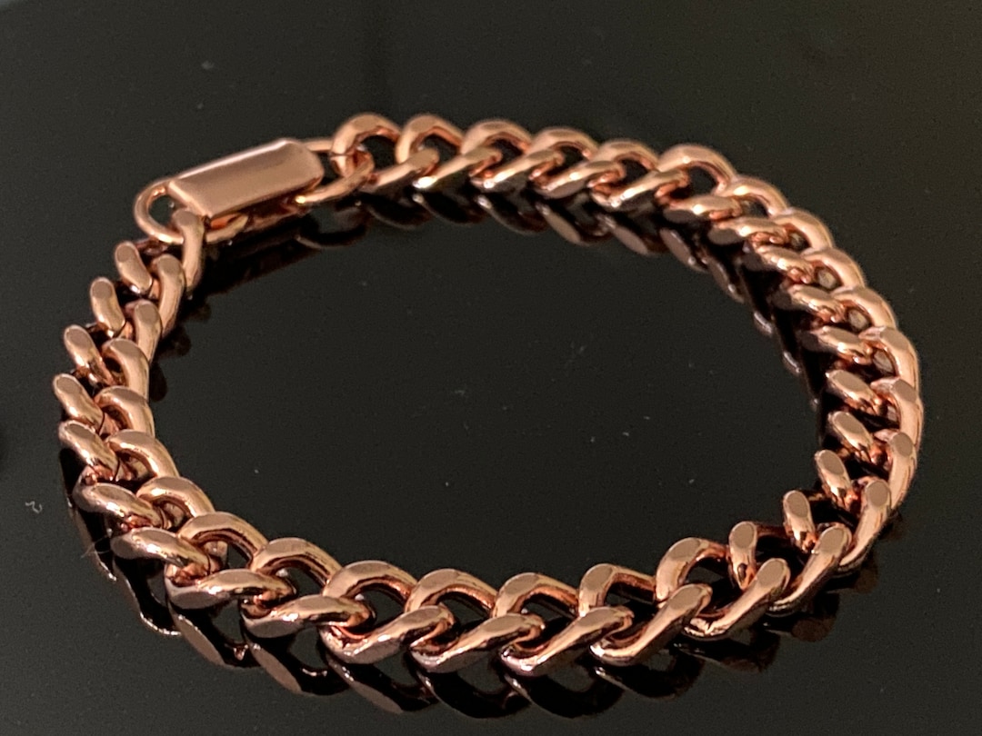 Women’s Pure Copper Cuban Link Bracelet-copbr14 - Etsy