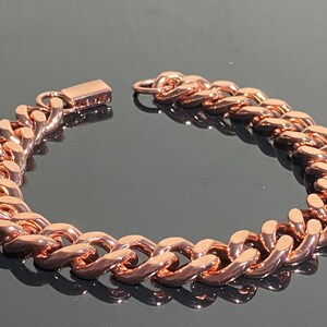 Men’s Pure Copper Cuban Link Bracelet- COPBR11 - Etsy