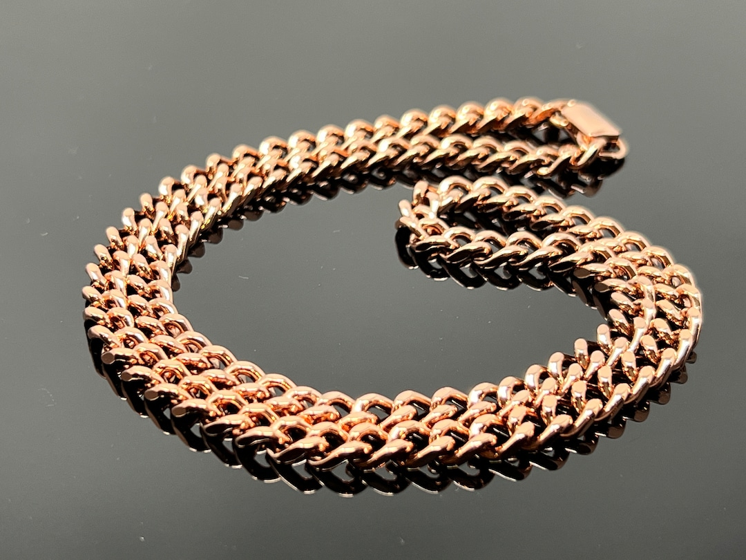 Pure Copper Cuban Link Necklace - Etsy