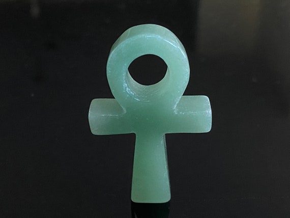 Home Décor Rocks & Geodes Key of life Crystal Carved Ankh Home & Living ...