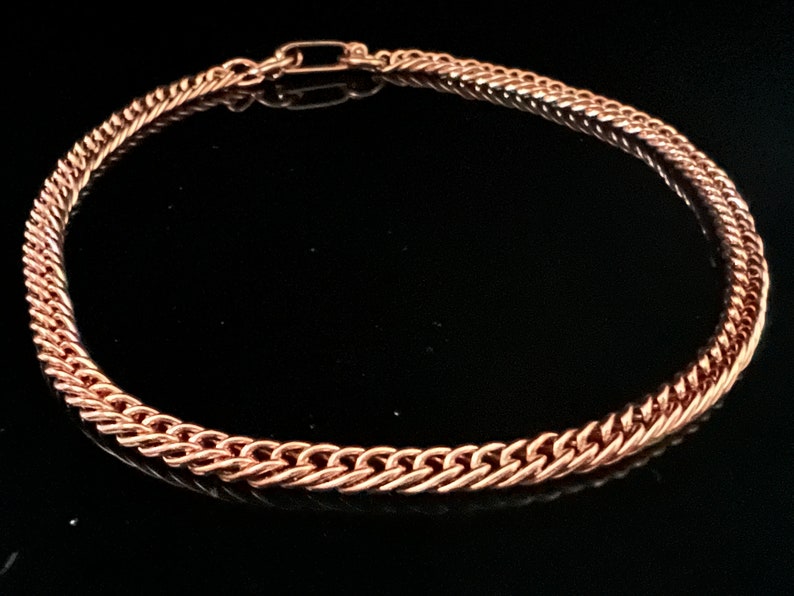 COPBR21 Mens Pure Copper Cuban Link Necklace - Etsy
