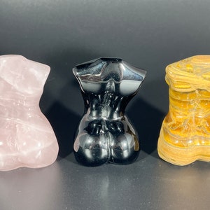 3” Hand Carved Torso Crystal Figurine - Etsy