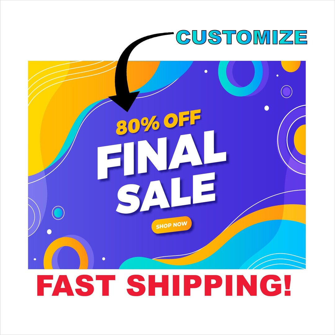18x24 Corrugated Plastic Sign "final Sale" Sign - Etsy