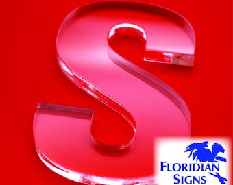 Clear Acrylic Letter 1/8 3mm Thick - Etsy