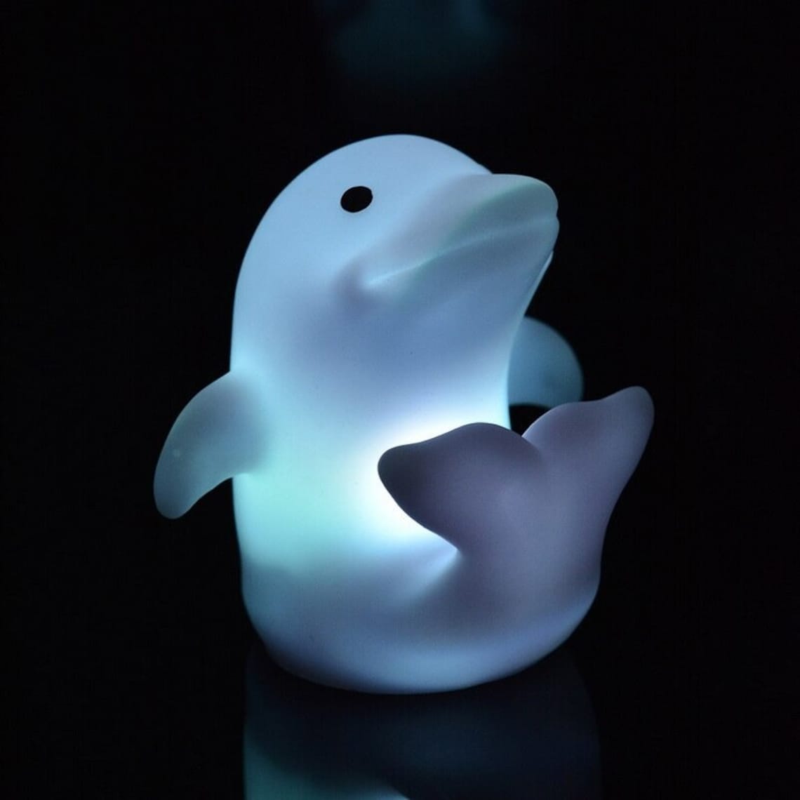 New LED Dolphin Animal Night Light Home Bedroom Desktop 7 | Etsy