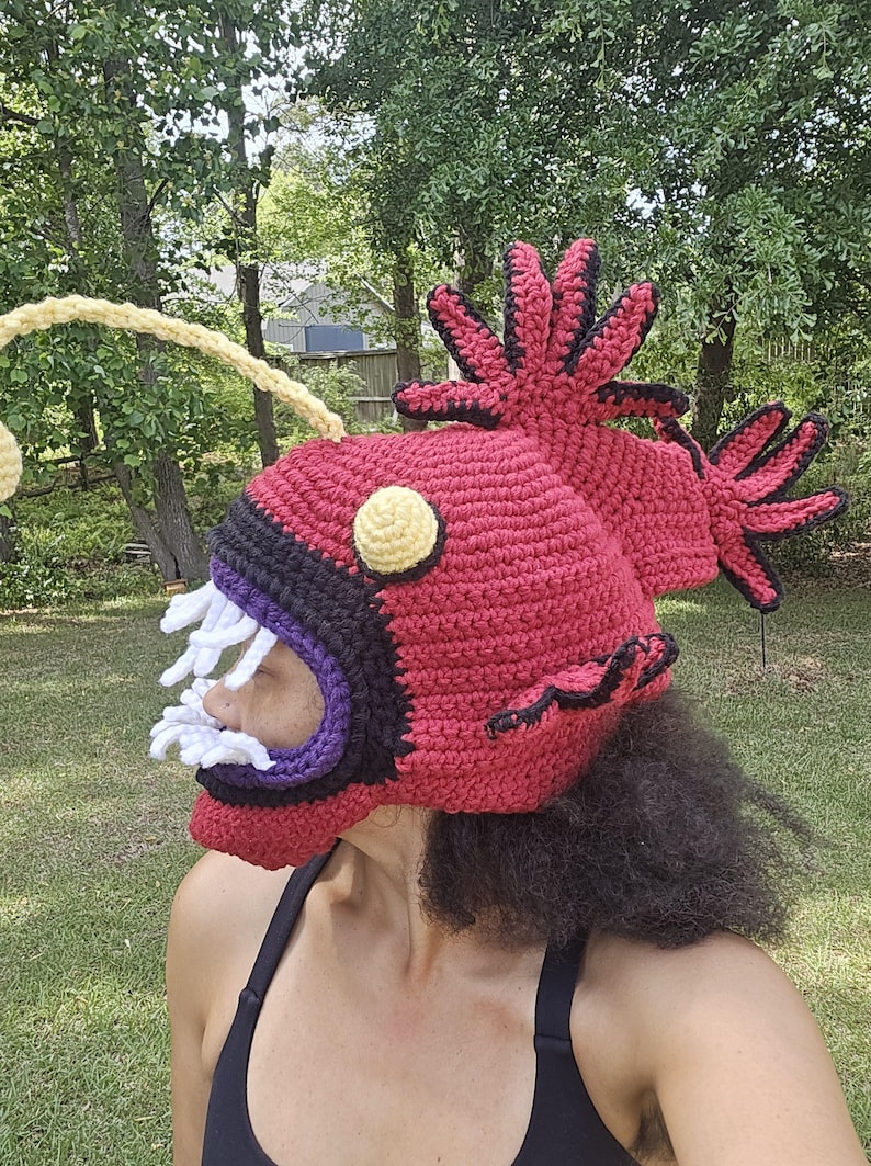 Deep Sea Angler Fish Hat - Etsy
