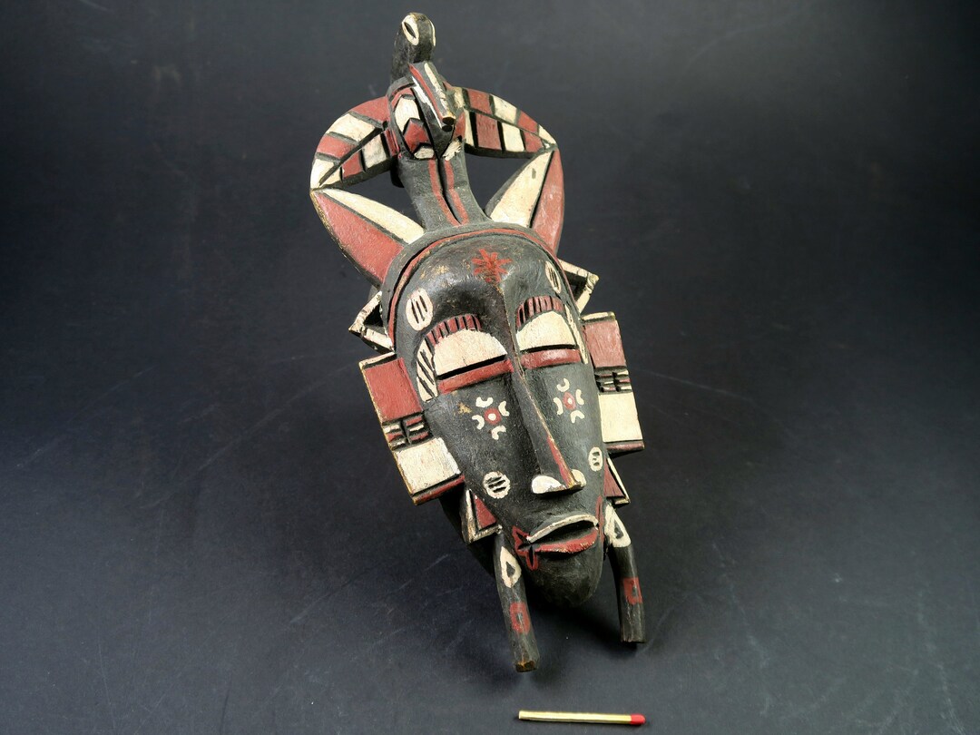 Miniature SENUFO Mask With KALAO Senoufo Mask Wood African Art Africa ...