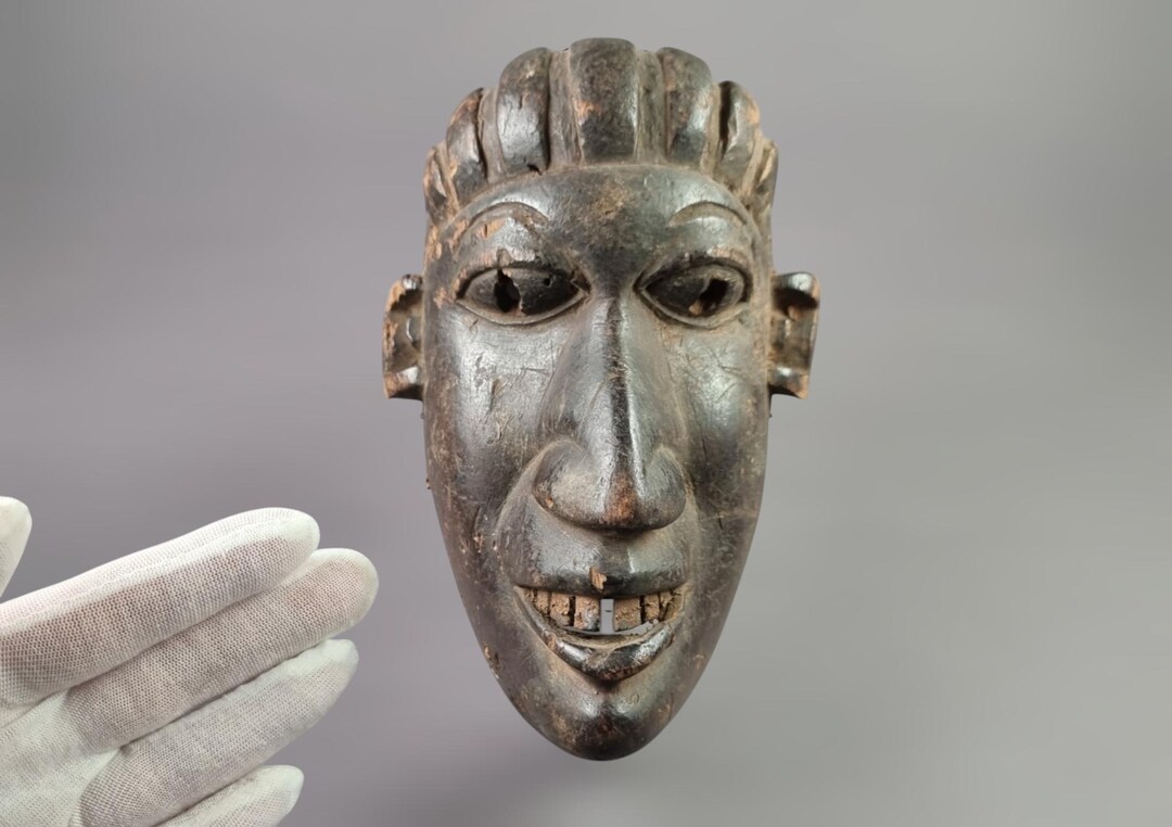 Old GURO Mask Passport Mask IVORY COAST Africa Passport Mask Gouro Mask ...
