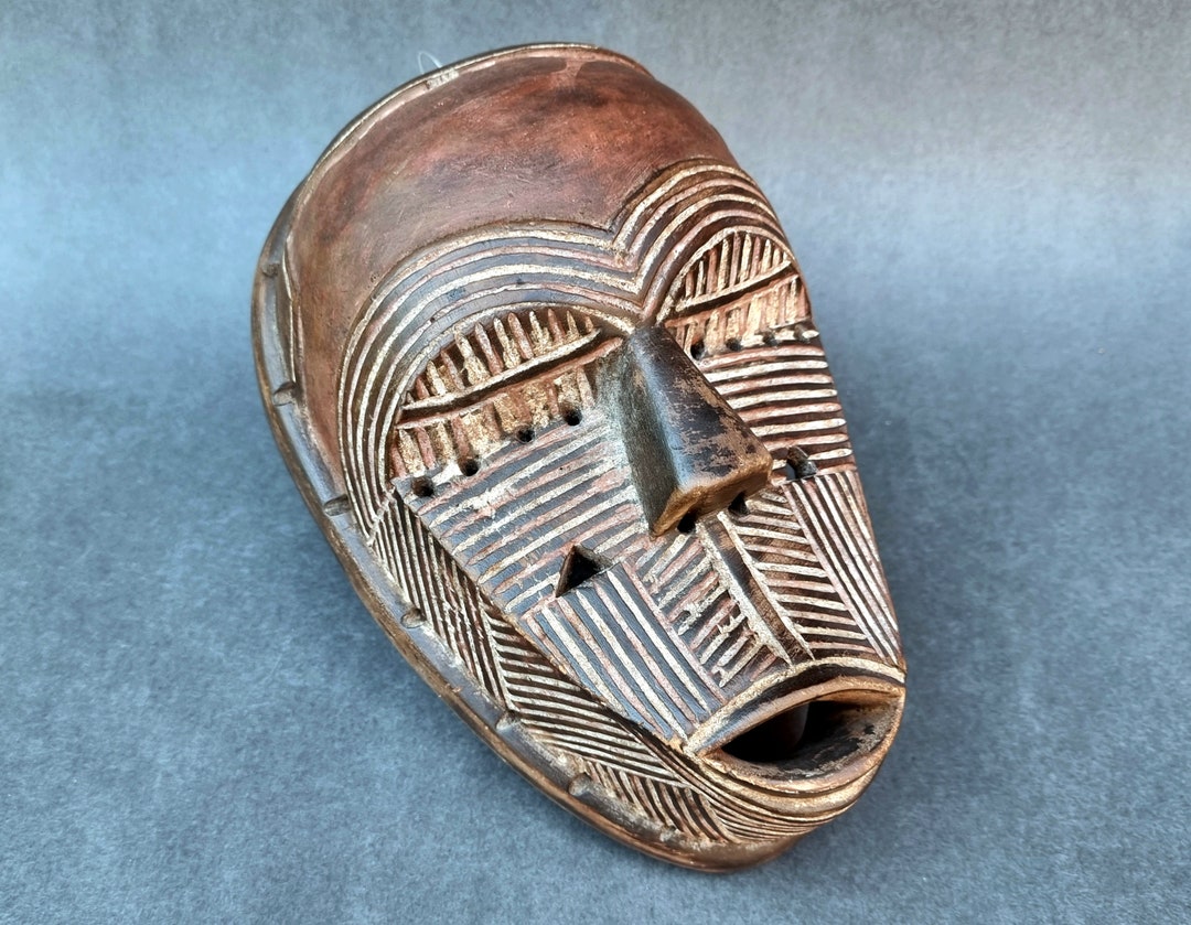 Abstract TETELA Mask CONGO Africa Wood African Art Wooden Mask Tribal ...