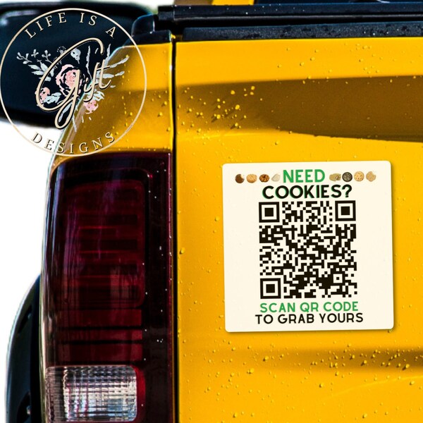 Cookie Qr Code Magnet - Etsy