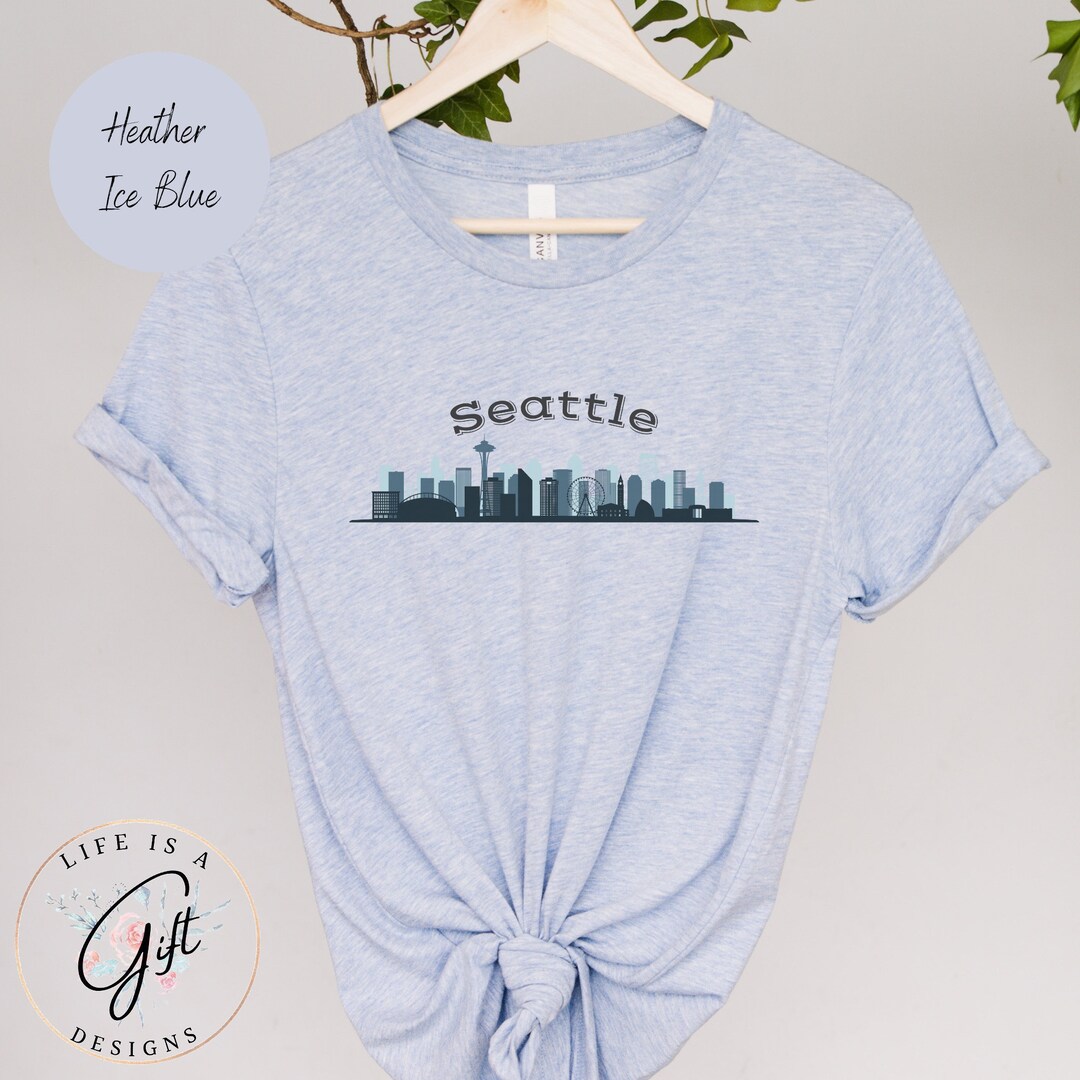 Seattle T-shirt, Seattle Skyline Shirt, Blogger Shirts, Cute Seattle ...