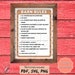 Barn Rules Printable Poster, Pdf Svg Png, Horseshoe Barn Safety Rules ...