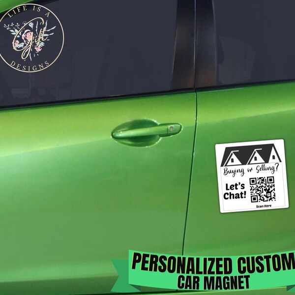 Qr Code Magnet for Car - Etsy