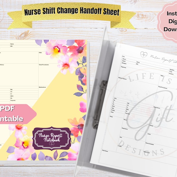Shift Change Report Sheet - Etsy