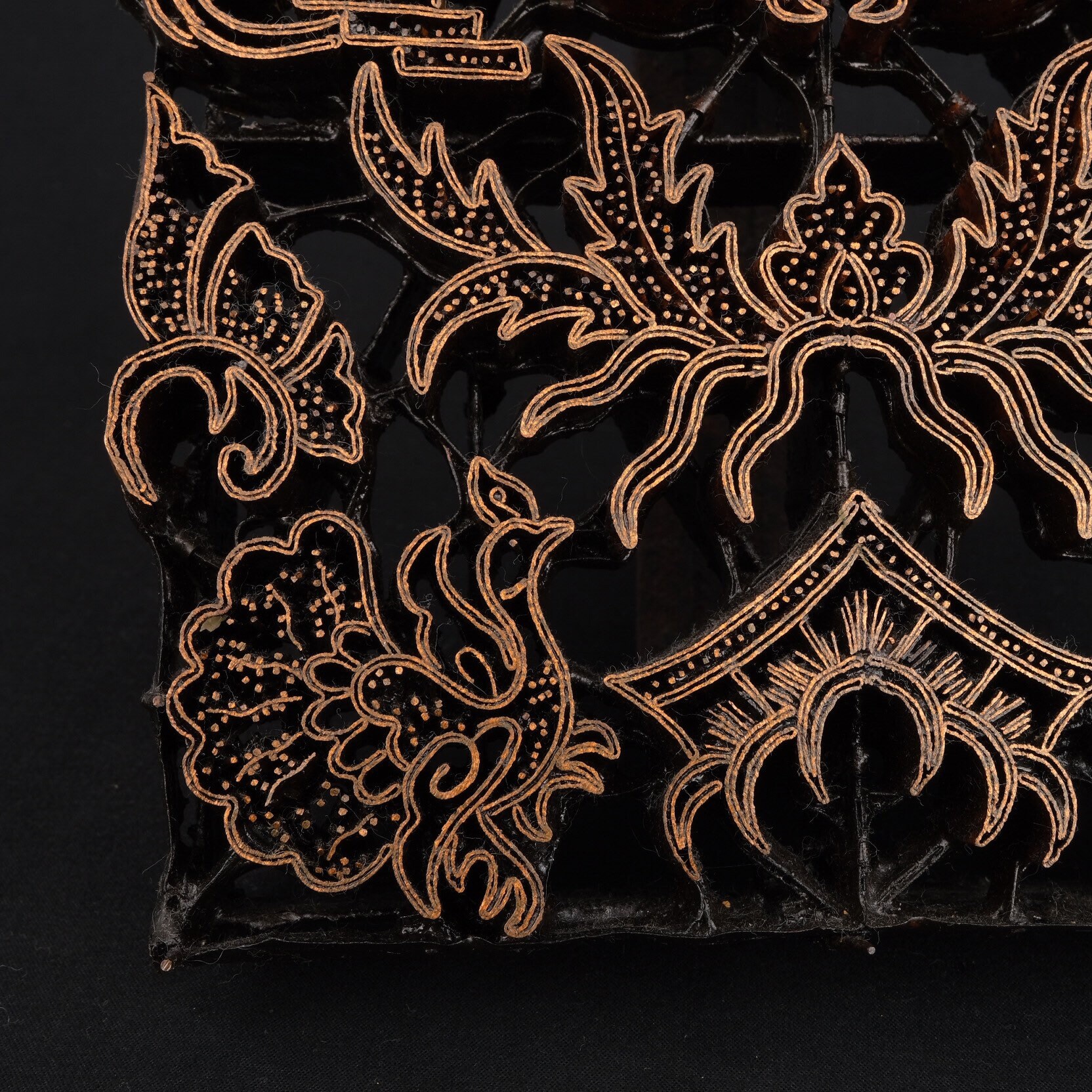 Antique 20th Indonesian Century Copper Batik Tjap Wax Fabric - Etsy