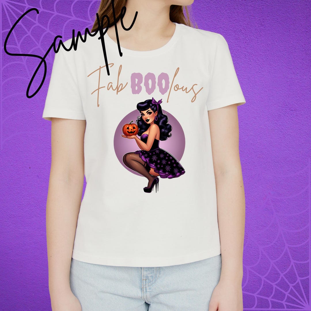 Halloween Shirt Halloween Pinup Girl Spooky Png Spooky Pinup Girl