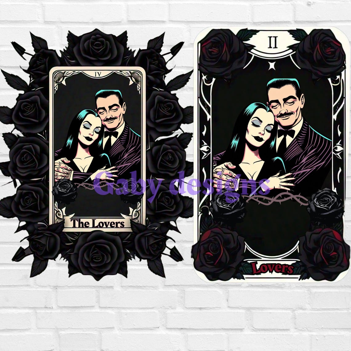 Morticia and Gomez, Addams Family, Tish and Gomez, PNG, Tarot, the ...