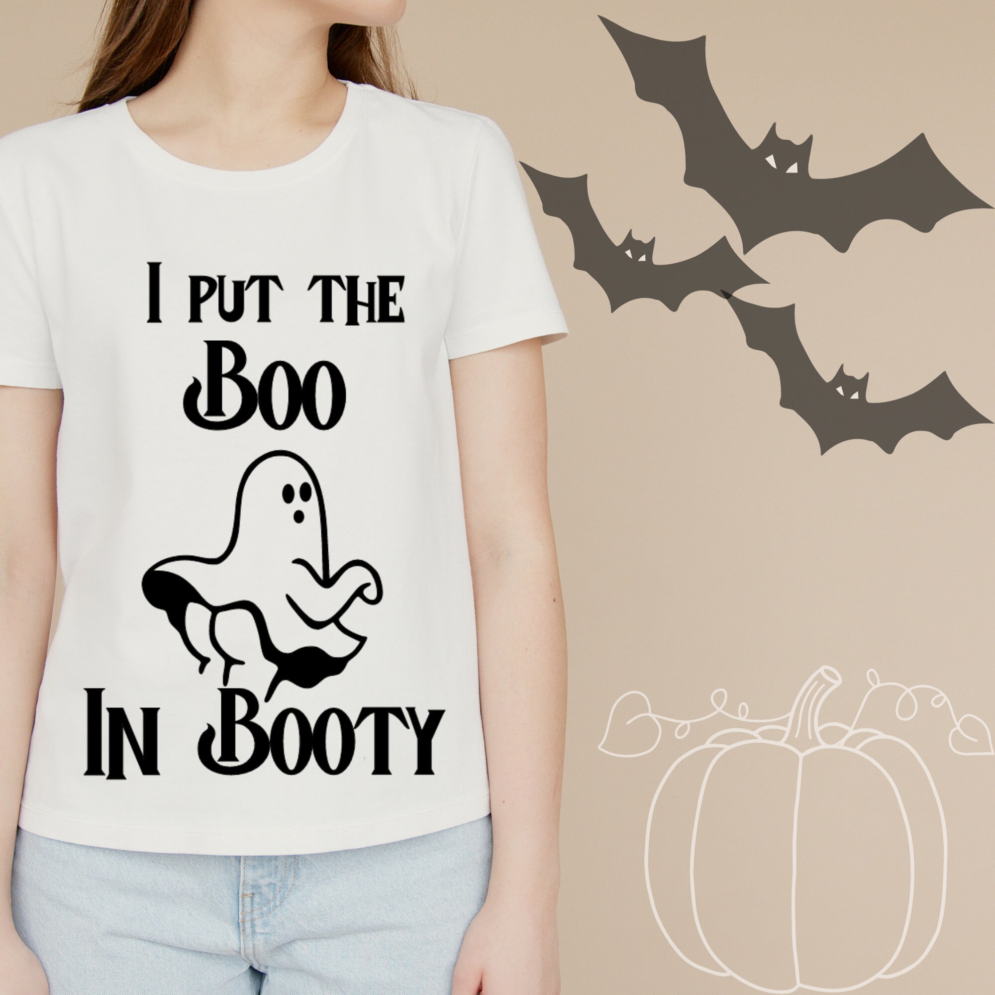 Halloween Booty Ghost, Halloween Digital, Cute Ghost, Halloween, Spooky ...