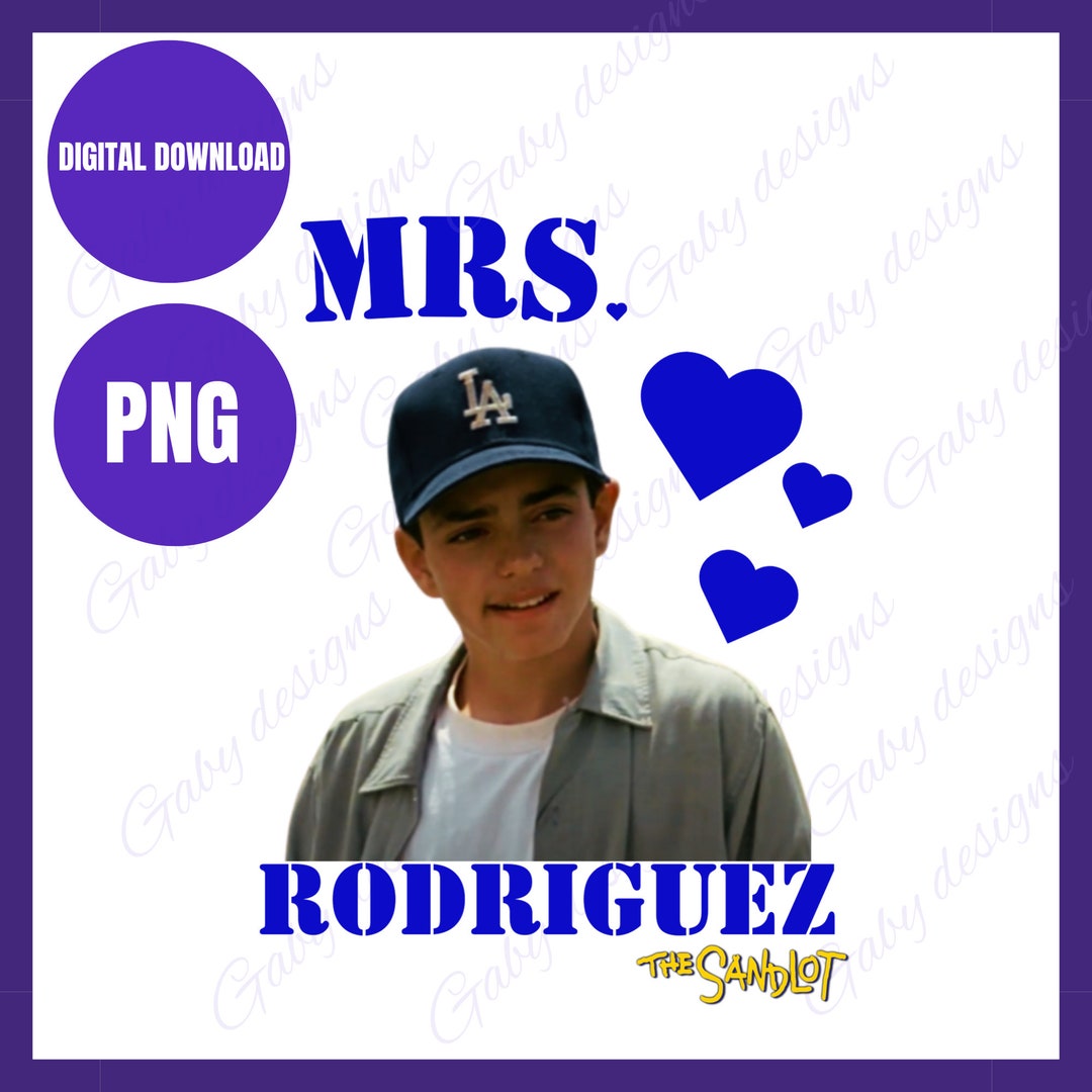 Mrs. Rodriguez Benny THE JET Sandlot PNG - Etsy