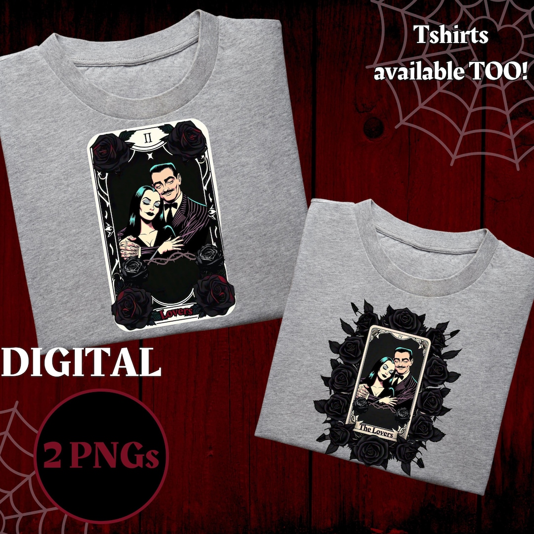 Morticia and Gomez, Addams Family, Tish and Gomez, Digital, Download ...