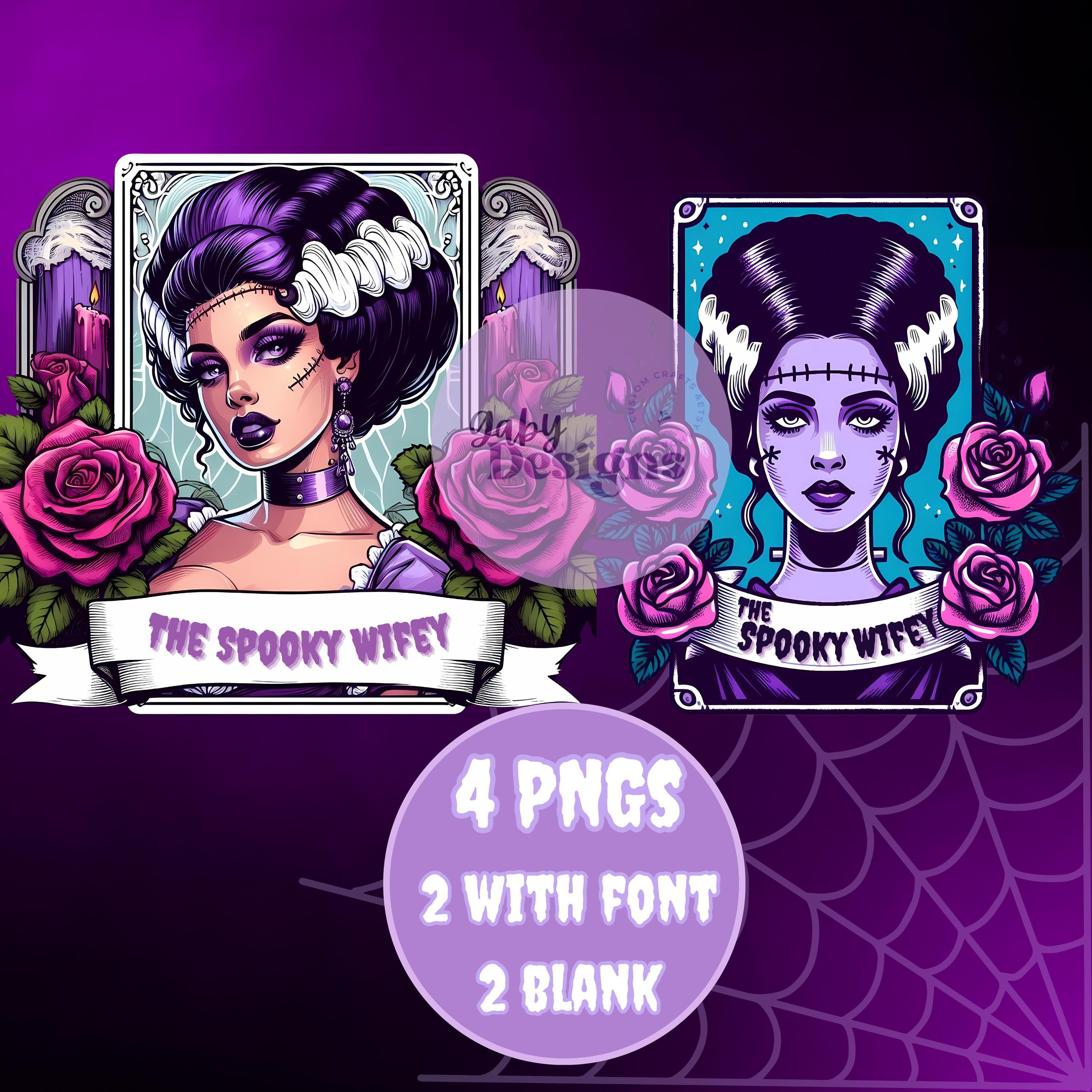The Bride of Frankenstein, PNG Halloween, PNG, Tarot Png Spooky ...