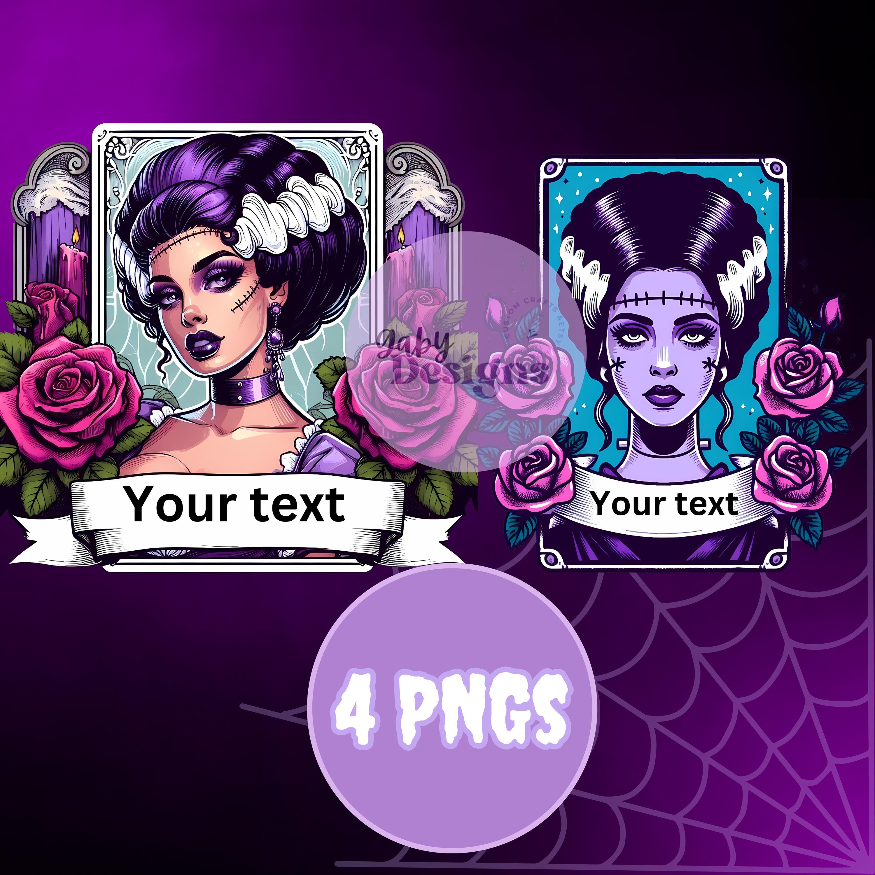 The Bride of Frankenstein, PNG Halloween, PNG, Tarot Png Spooky ...