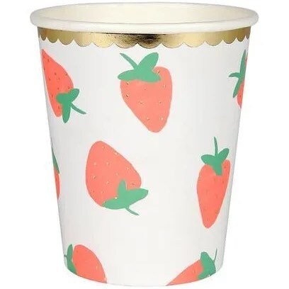 Strawberry Theme Disposable Party Plates Disposable Party - Etsy