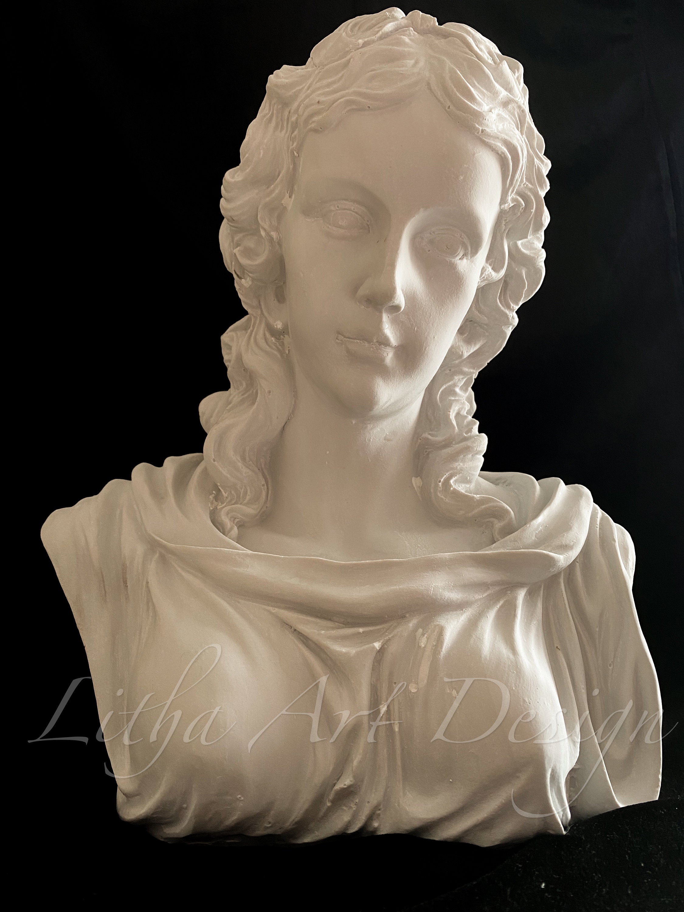 Greek Goddess Hera Bust Large Statue White God Sculpture Roma - Etsy