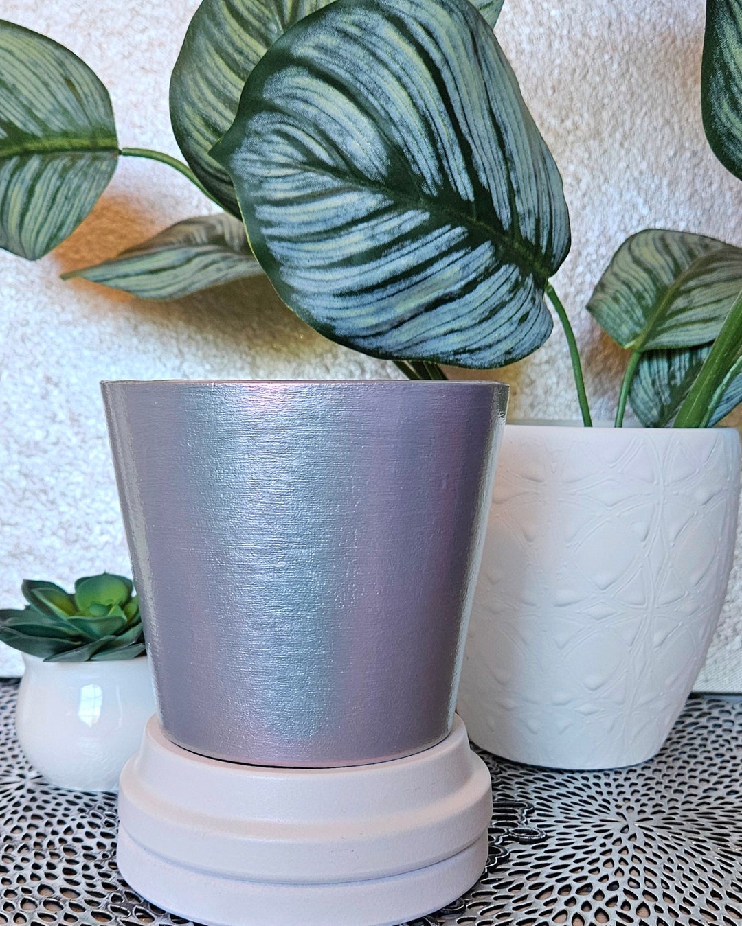 5" Color Shift Plant Pots, Gold, Silver, Copper, Rose Gold, Plant Lover ...