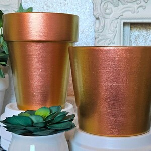 Color Shift Plant Pots, Gold, Silver, Copper, Rose Gold, Plant Lover ...