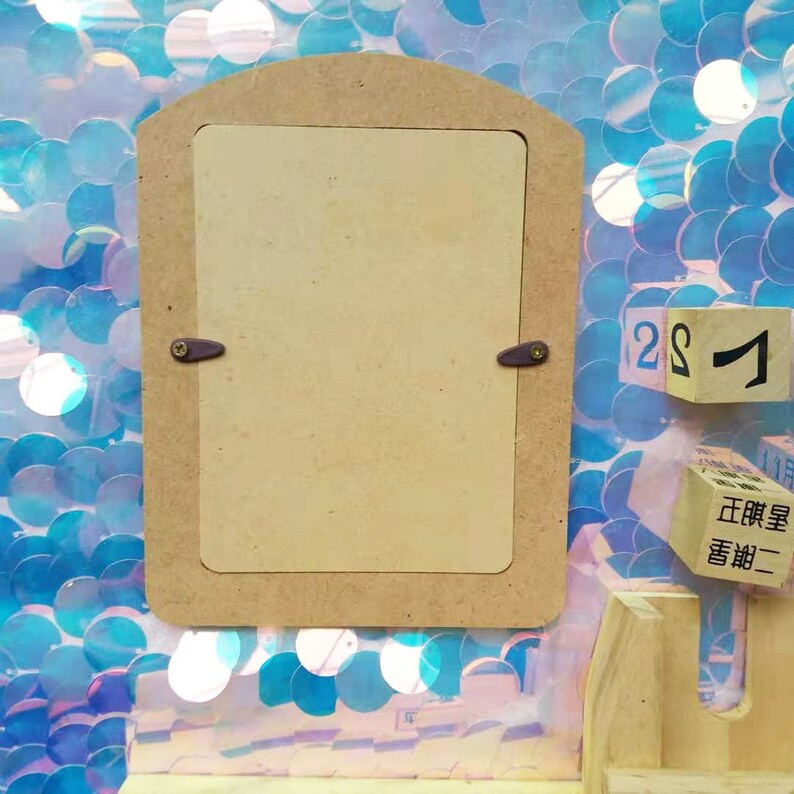 Home Décor Vintage Wood Perpetual Calendar Picture Frame Table Desk ...