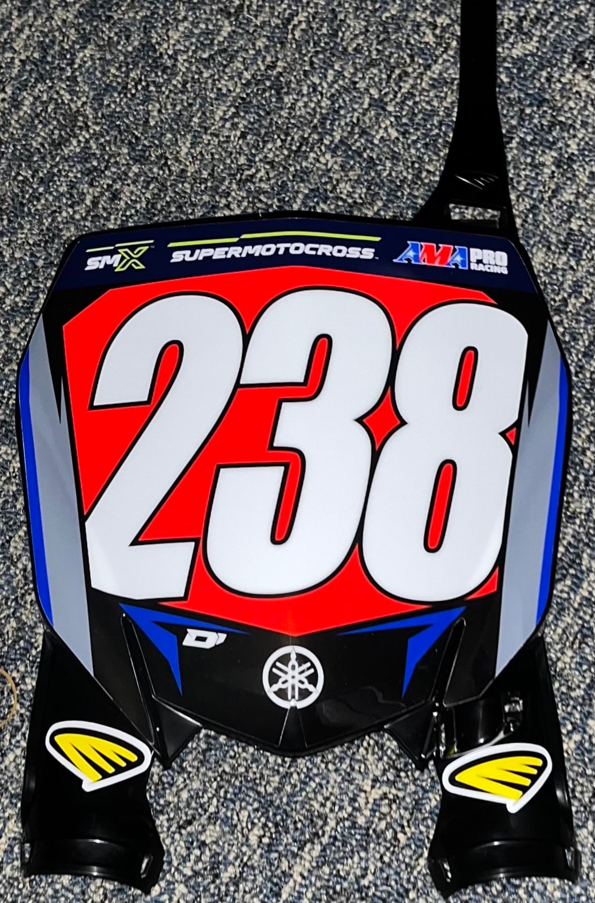 Haiden Deggan 238 Supermotocross Front Number Plate Red Plate - Etsy