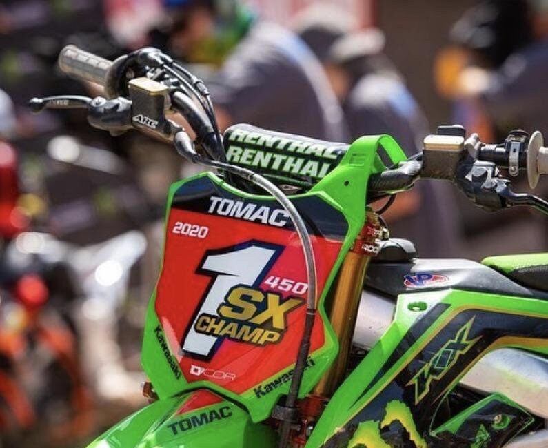 Eli Tomac 2020 SX Champion Replica Front Number Plate - Etsy