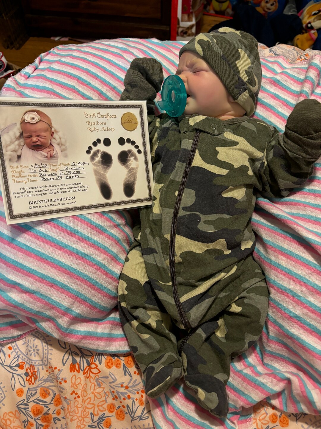 Realborn Ruby Asleep - Etsy