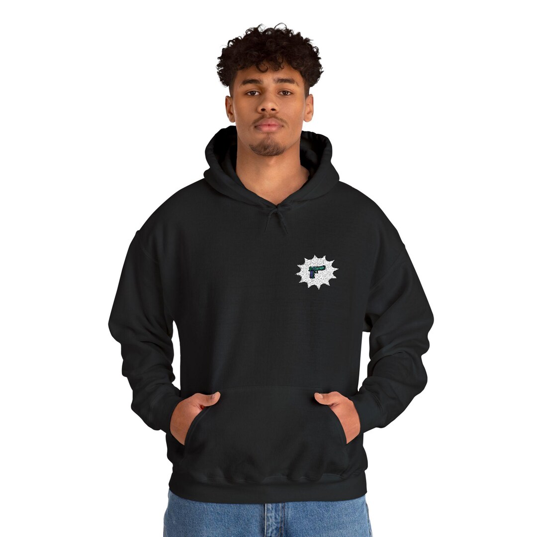 Counter Strike DEAGLE Logo Embroidered Hoodie - Gamer Gift - Etsy